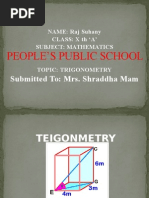 MATHs PROJECT ON MENSURATION.... | PDF | Area | Volume
