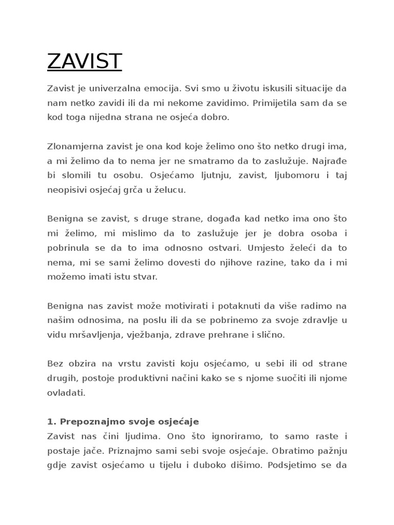 ZAVIST | PDF