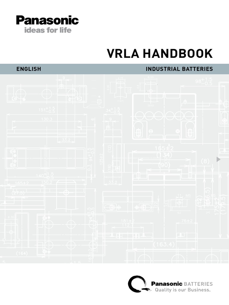 Panasonic - VRLA Handbook 2013 | PDF | Battery (Electricity) | Battery ...