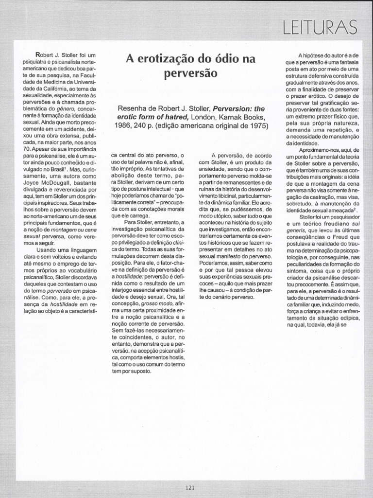 Robert Stoller | PDF