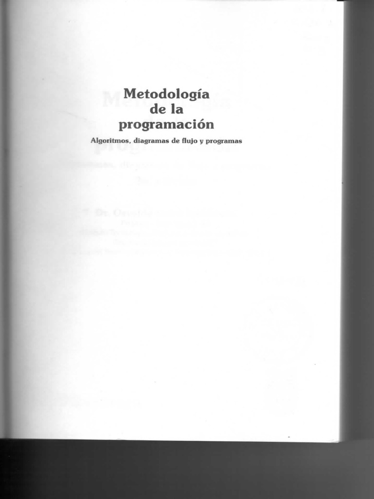 Metodología de La Programación Cairó002 | PDF | Publicación | Algoritmos