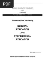 PROF ED LET Reviewer (Updated) | PDF | Educational Assessment | Test ...