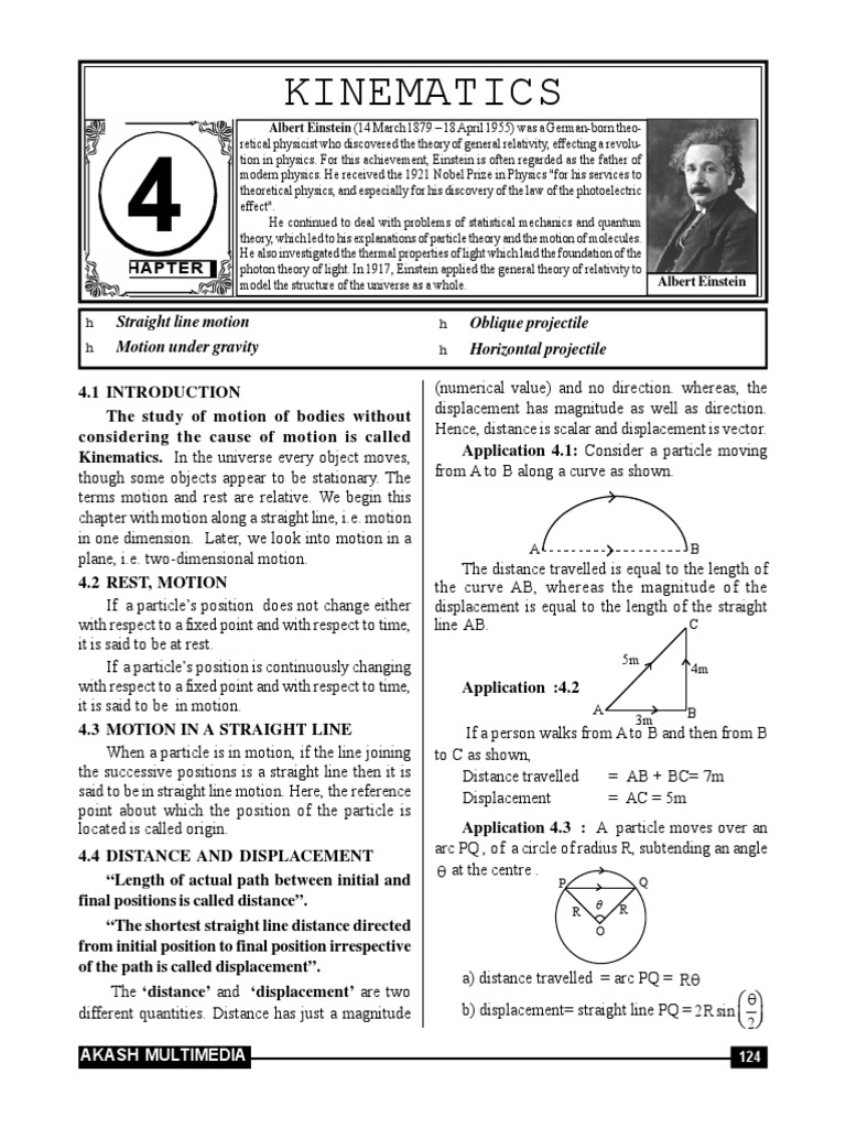 1D | PDF | Velocity | Equations Of Motion