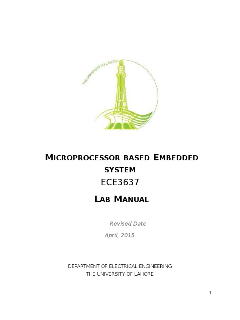 Embedded System Lab Manual 1 Computer Keyboard C Programming Language Free 30 Day Trial 4695