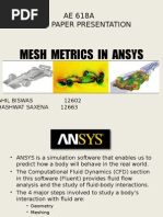 ANSYS Mesh Quality Metrics Overview | PDF | Geometry | Tetrahedron