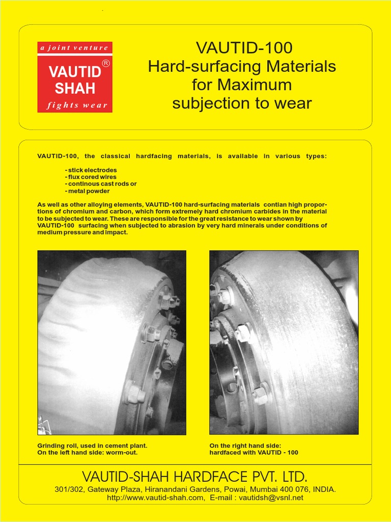 Vautid 100 | Download Free PDF | Wear | Welding