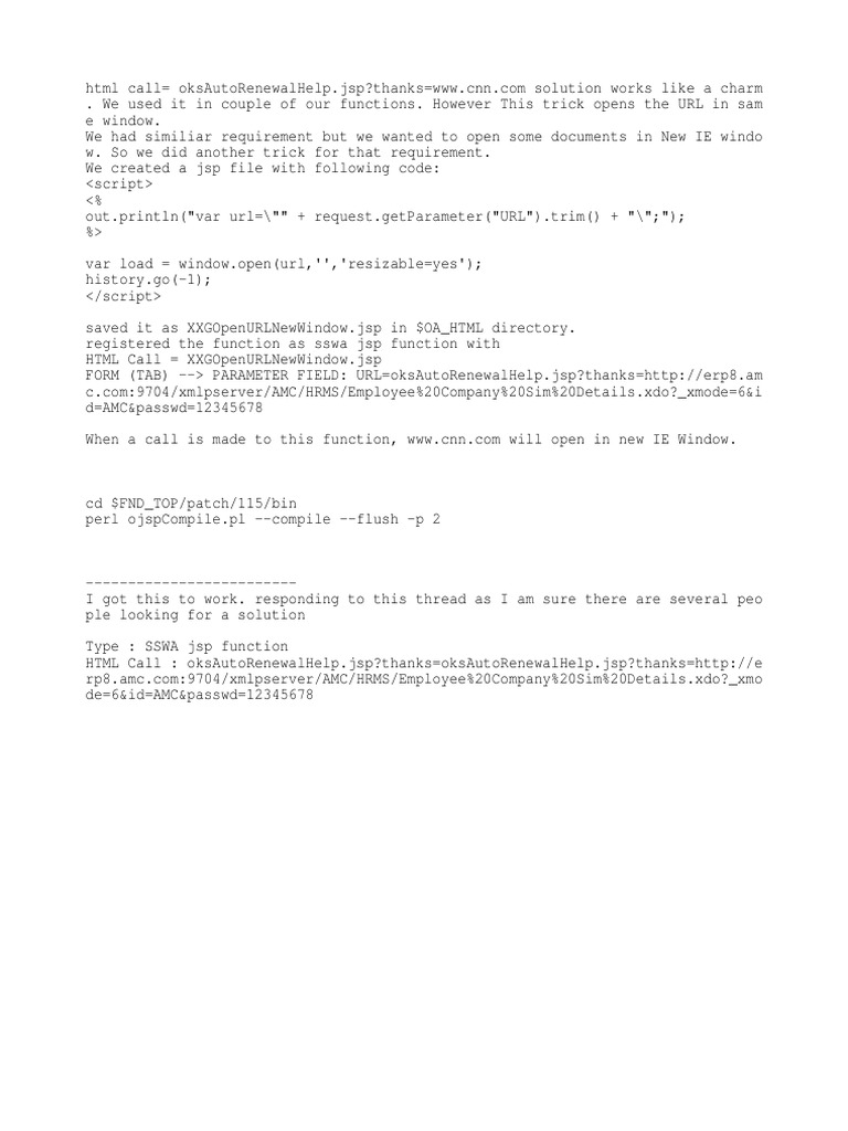 Open External URL From EBS Menu | PDF | Computers | Technology ... Open External URL From EBS Menu | PDF | Computers | Technology ...