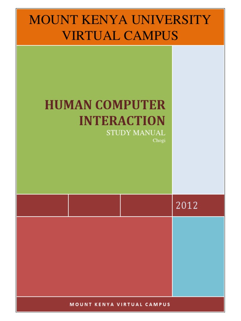 Bit 4102 Human Computer Interaction PDF | PDF | Human–Computer ...