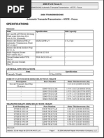 Ford Transmission Fluid Guide | PDF | Vehicle Technology | Ford Motor ...