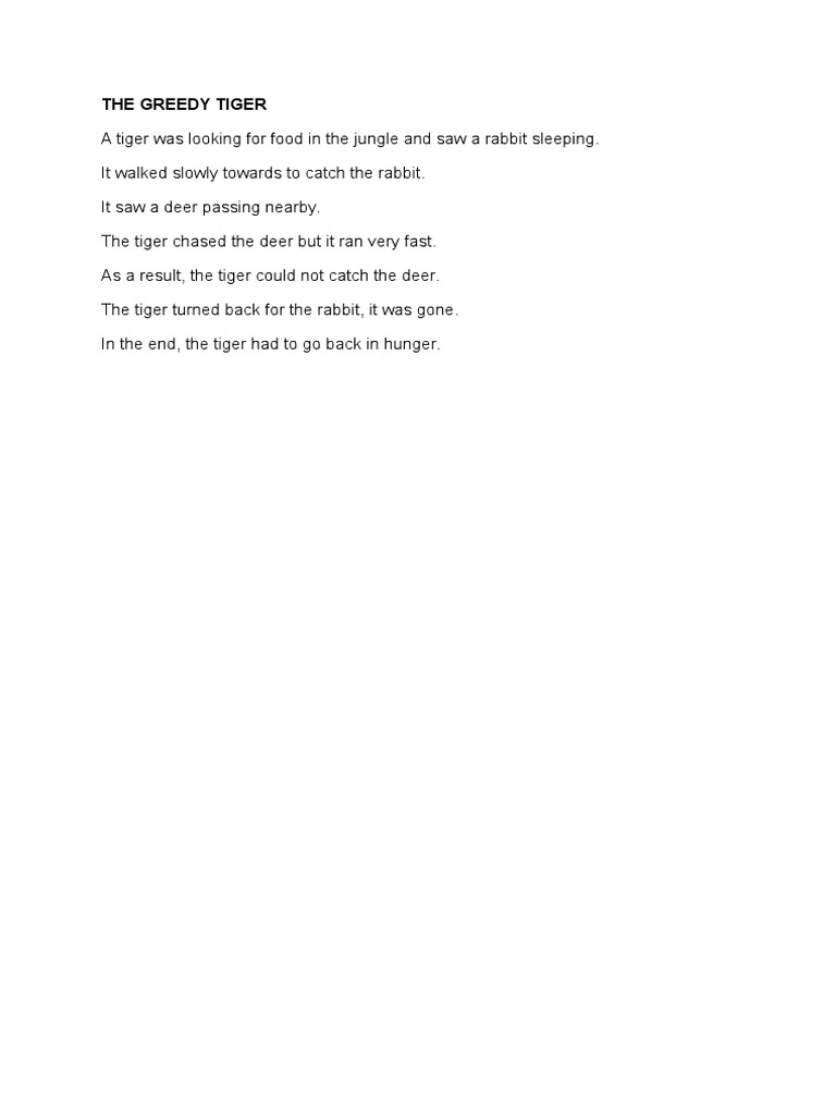 Worksheet Tiger | PDF