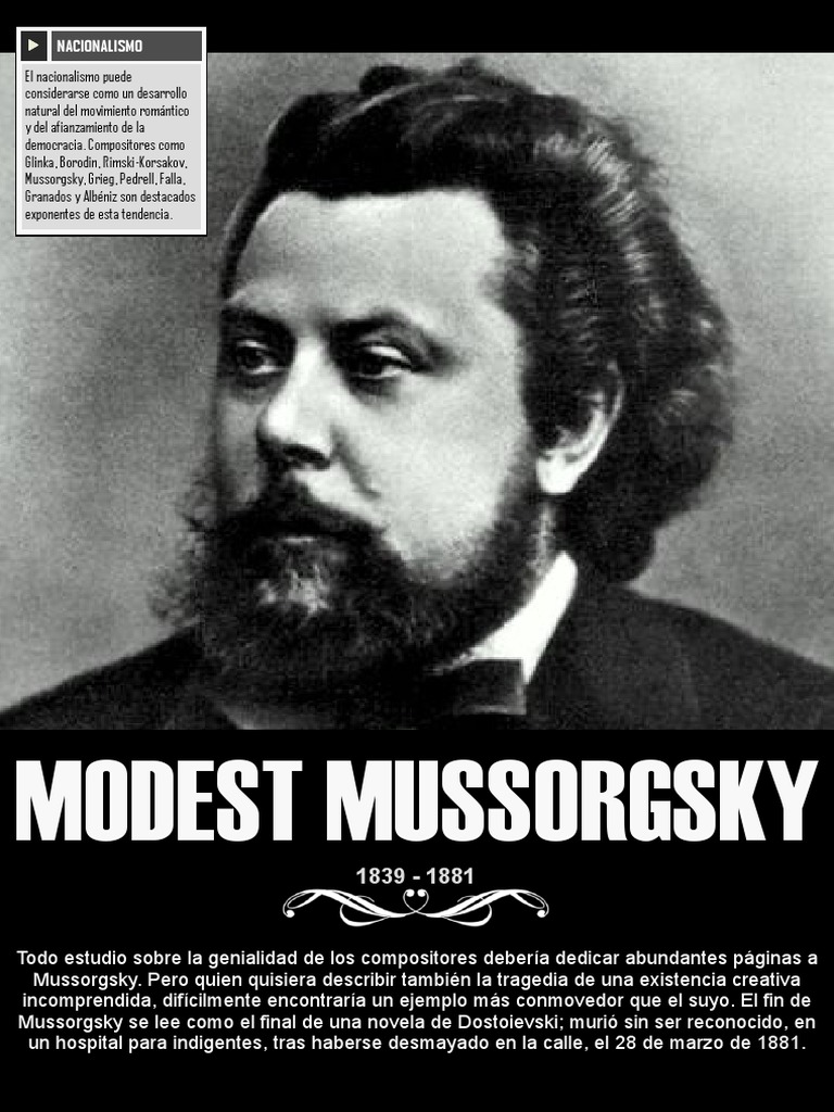 La Tragedia de Modest Mussorgsky | PDF | Música clásica | Personas