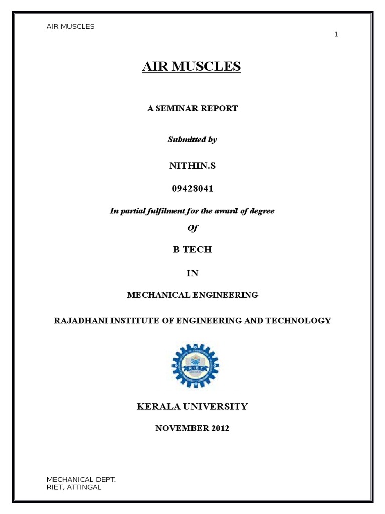 Air Muscles | PDF | Robotics | Classical Mechanics