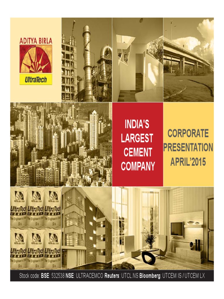 UltraTech Cement Limited Corporate Dossier | PDF