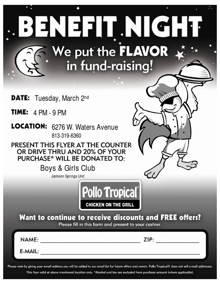 Boys & Girls Club Event Details | PDF