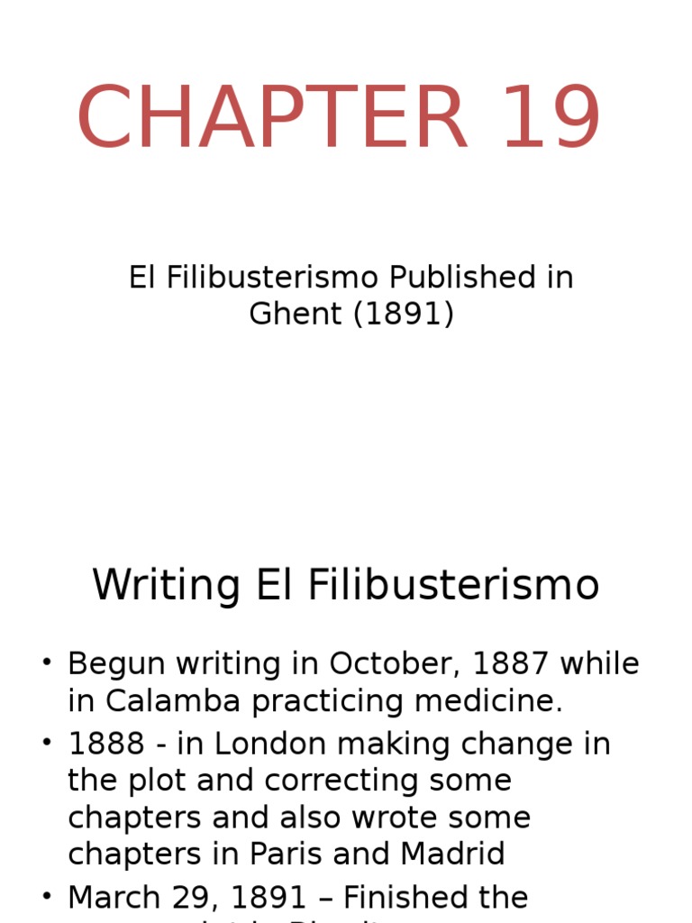 Rizal's El Filibusterismo in Ghent | PDF | Philippines | Books