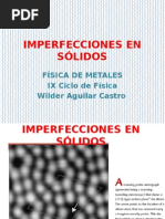 Investigacion de Imperfecciones | PDF | Dislocación | Cristalografía