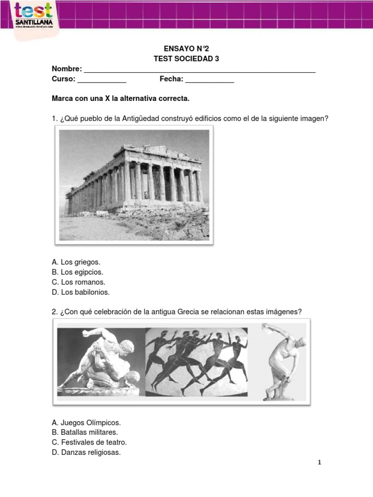 Ensayo Simce 2historia PDF | PDF | Antigua Grecia | Roma antigua