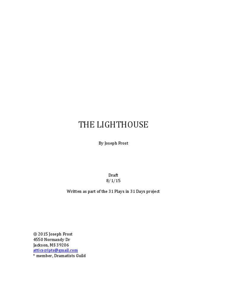 The Lighthouse | PDF | Art