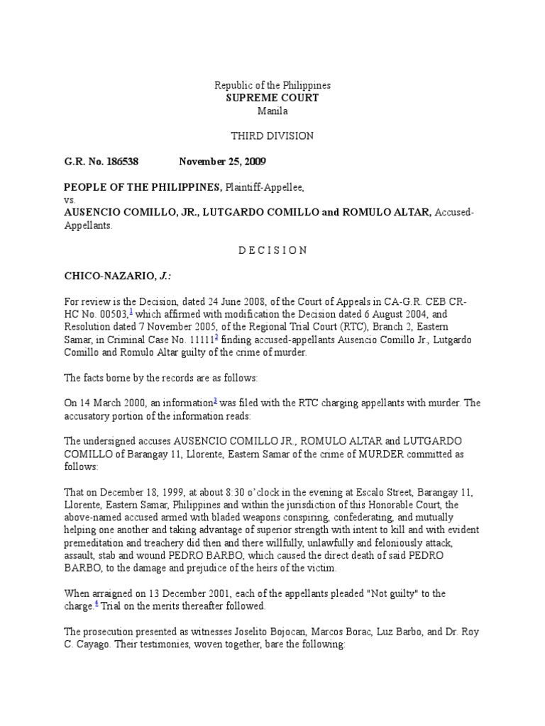 GR No 186583 | PDF | Damages | Murder