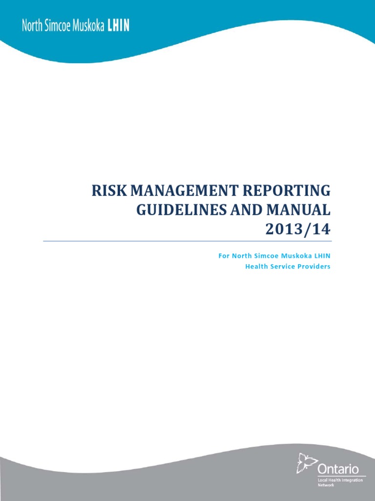 Risk Management Reporting Guidelines AND Manual 2013/14: For North ...