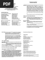 Program Script For The Necrological Service For The Hon | PDF | Local ...