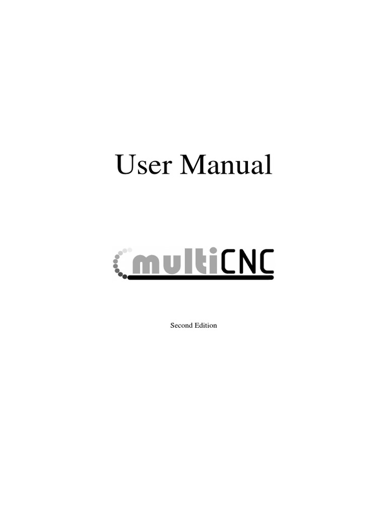 User Manual: Second Edition | PDF | Numerical Control | Electrical ...