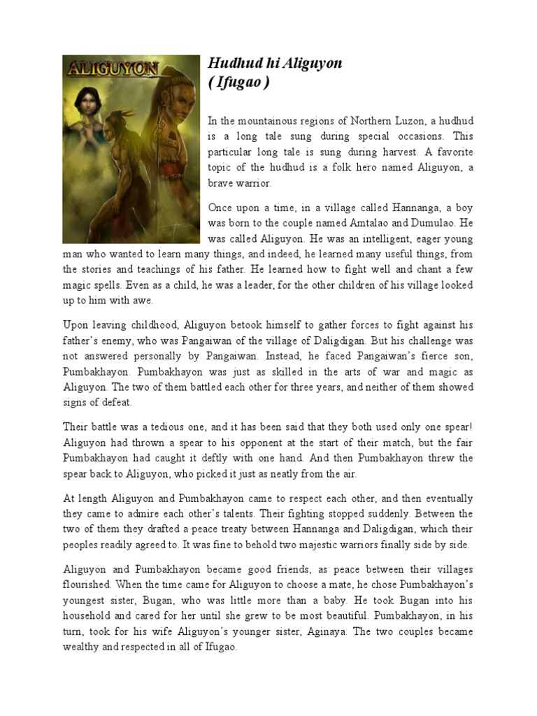 Hudhud Ni Aliguyon | PDF