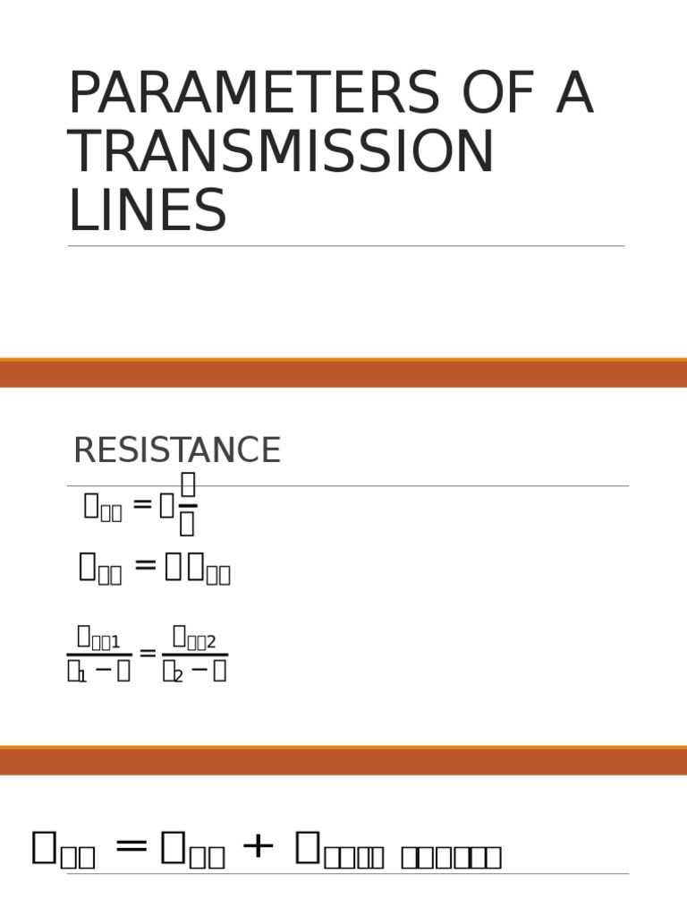 Parameters and Characteristics of Transmission Lines: An In-Depth ...