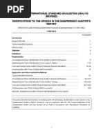 Forming An Opinion and Reporting On Financial Statements: ISA 700 ...