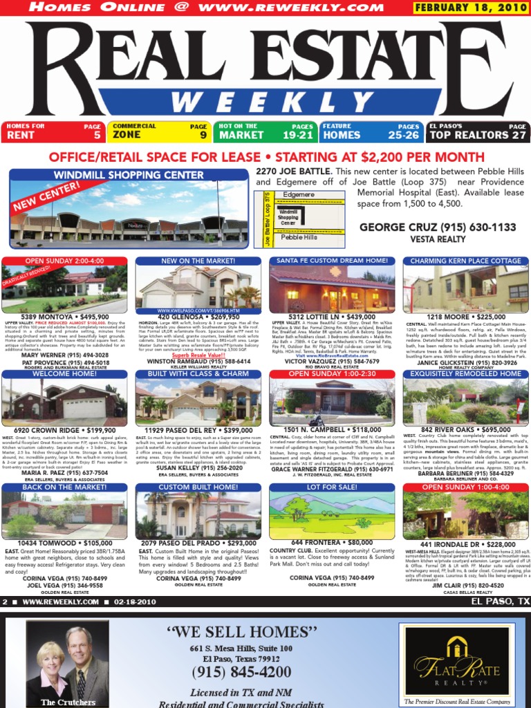 Real Estate Weekly - February 18, 2010 | PDF | Room | Kitchen