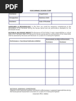 KRA Sheet for Employee Appraisal | PDF