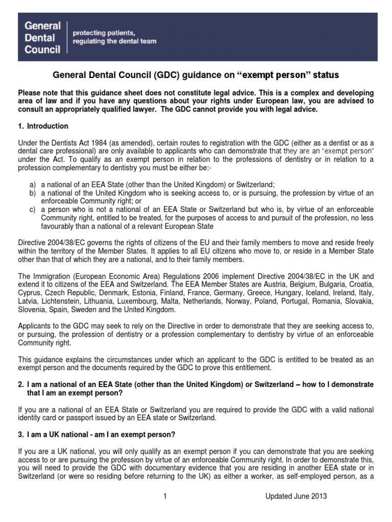 Guidance On Entitl: Guidance On Entitlement To Be Treated As An EEA ...