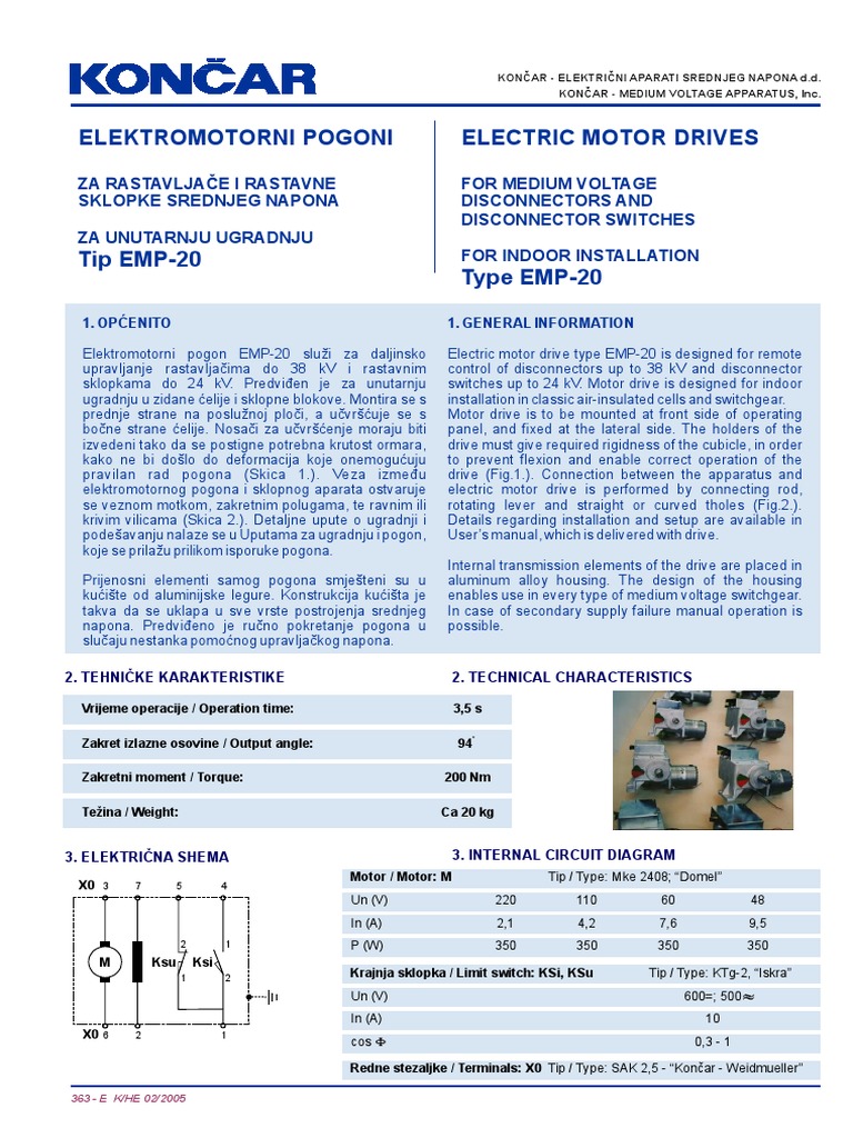 Elektromotorni Pogoni | PDF