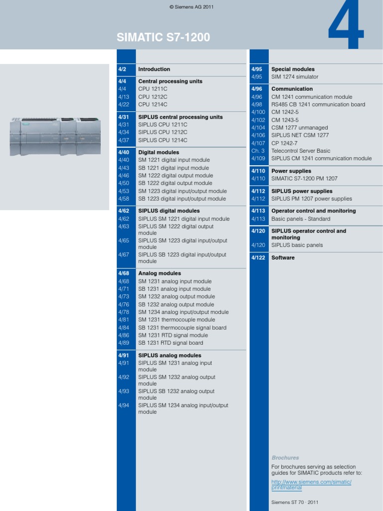 Simatic St70 | PDF | Input/Output | Electromagnetic Interference