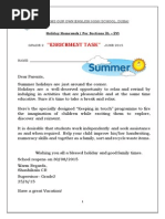 GRADE-2 - Summer Holiday Homework | PDF