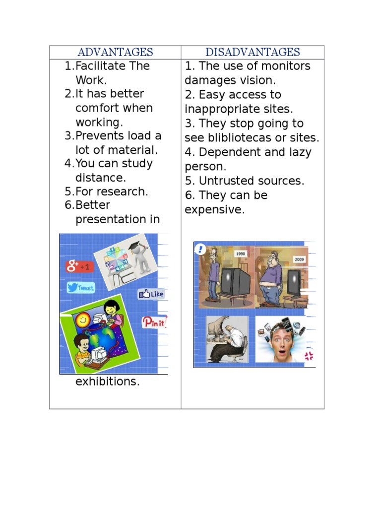 Pros and Cons of Technology Use | PDF