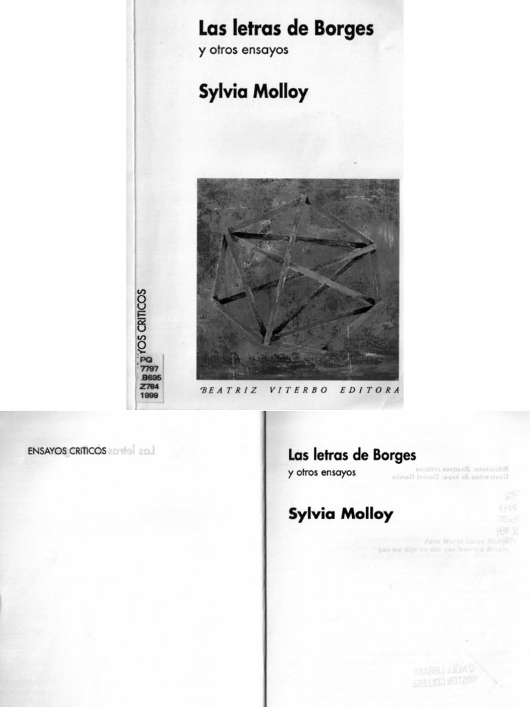 BORGES Sylvia Molloy Las Letras de Borges | PDF