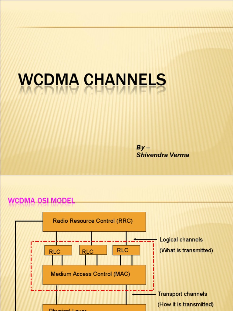 An Overview of the Radio Resource Control (RRC) Protocol and WCDMA ...