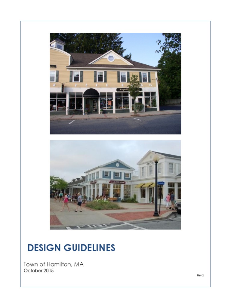 Town of Hamilton Proposed Design Guidelines | PDF | Window | Trees