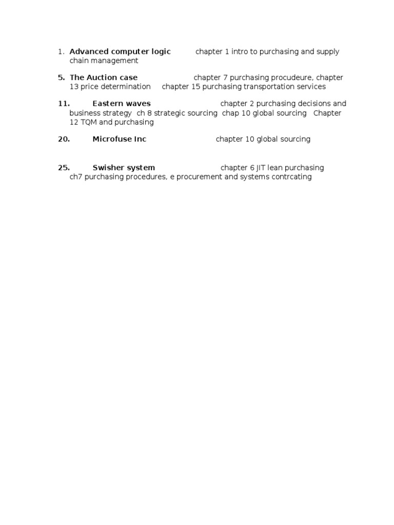 Technology Procurement Case Study | PDF | Finance & Money Management ...