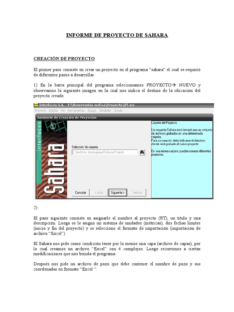 Utilizacion Del Software "SAHARA" | PDF | Archivo de computadora | Agua