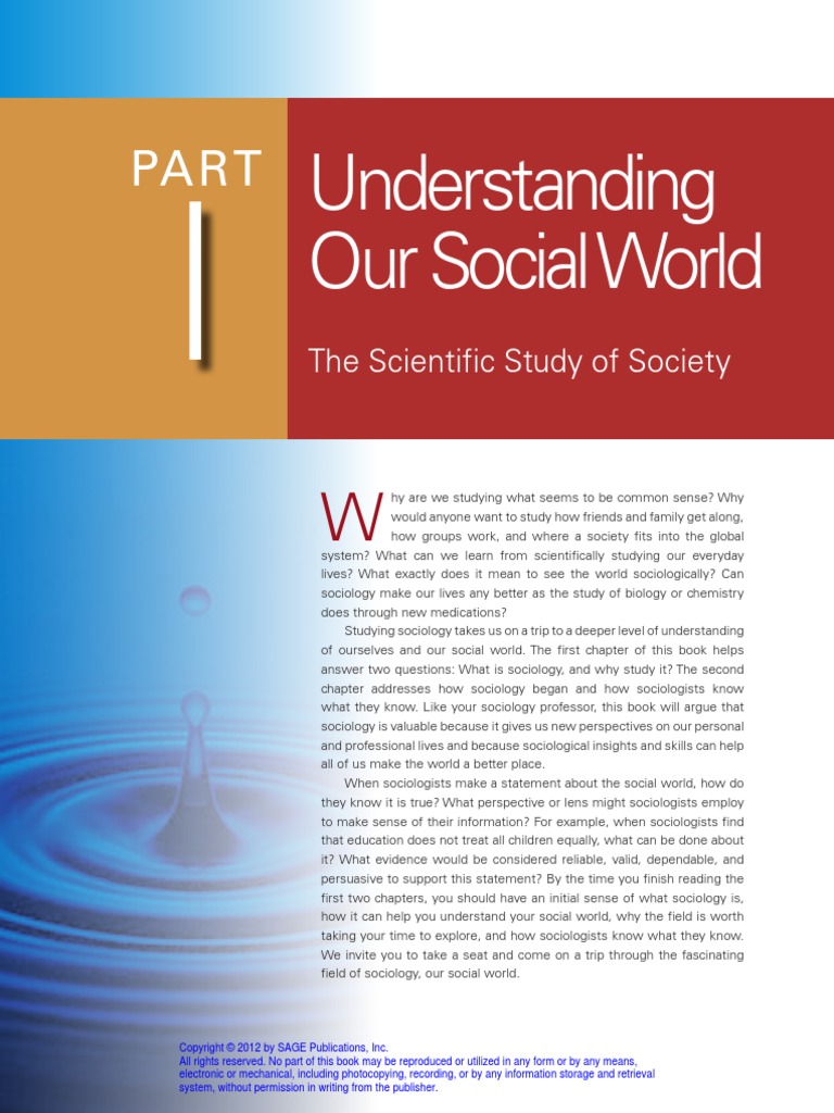 Understanding our Social World.pdf | Social Group | Sociology