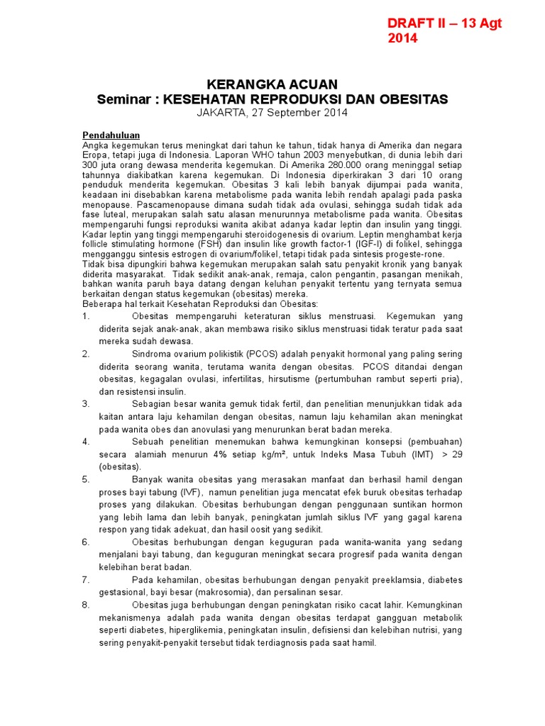 Contoh Pembuatan Term of Reference Kegiatan | PDF