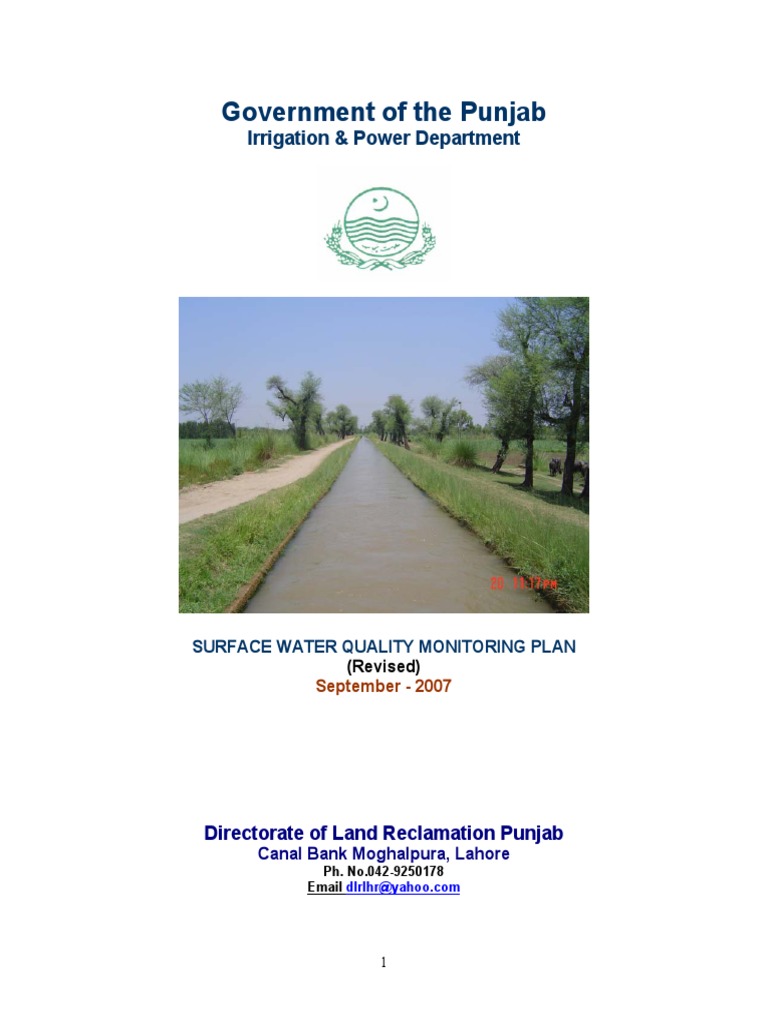 Irrigation and Drainage in Punjab PDF | PDF