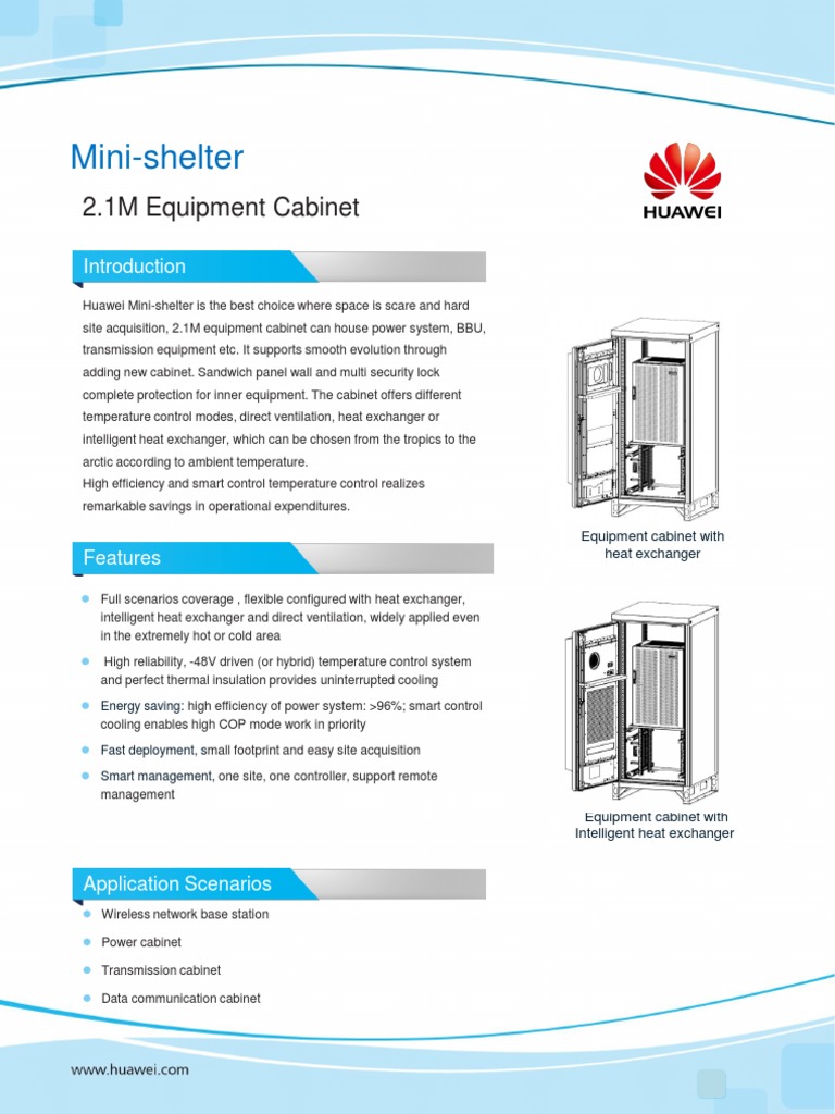Equipment Cabinet Datasheet | PDF | Mains Electricity | Air Conditioning