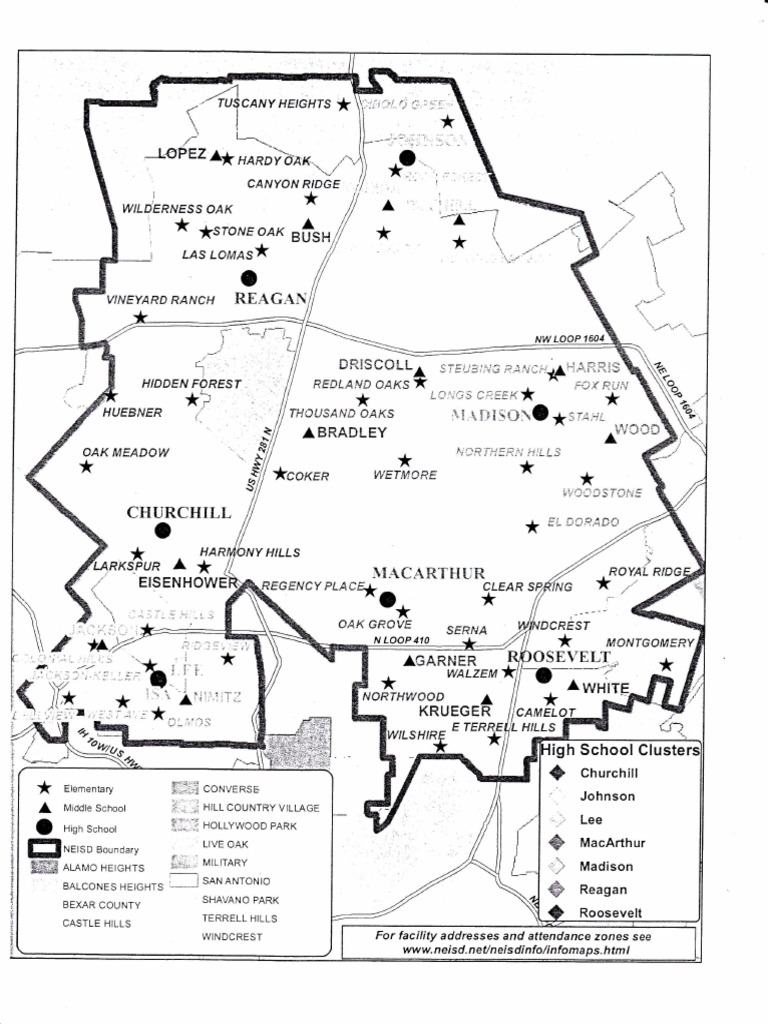 Map of Neisd Campuses | PDF