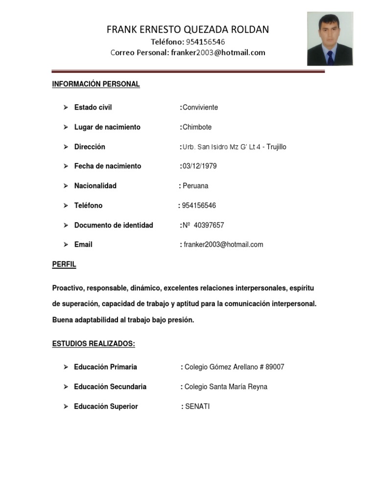 CV Documentado | PDF | Business