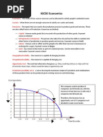 PPC Question & Answer For IGCSE Students | PDF | Economics | Industries