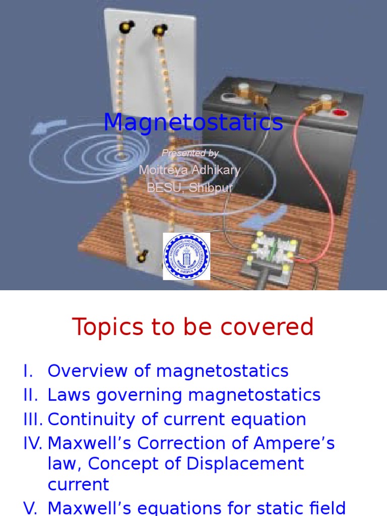 Magnetostatics_ppt | Electric Field | Magnetic Field