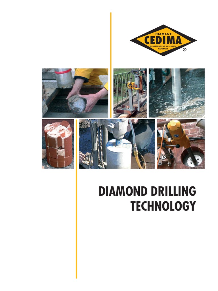 Cedima-Diamond Drilling Technology 2007 PDF | PDF | Drill | Vacuum Cleaner